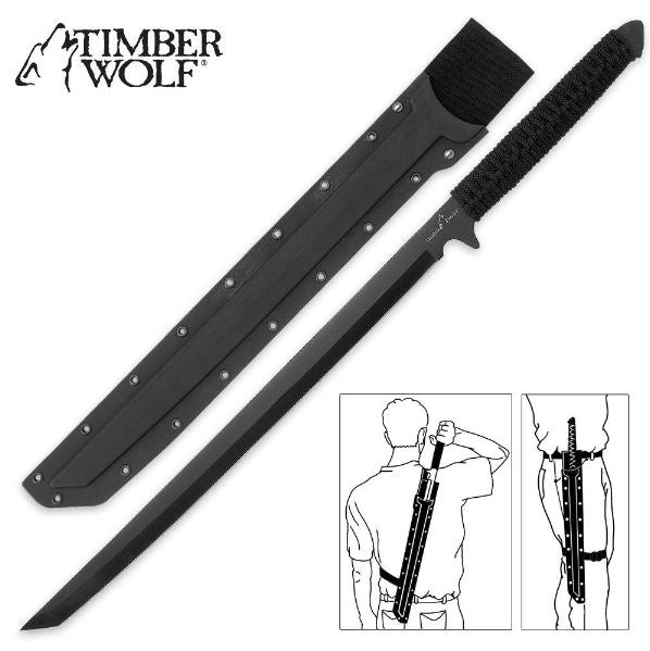 Timber Wolf Full Tang Ninja Sword For Sale – All Ninja Gear