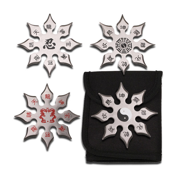Large Chinese Throwing Star Set For Sale – All Ninja Gear