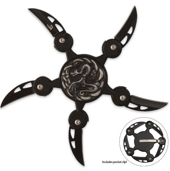 Black Dragon Twister Ninja Throwing Star For Sale – All Ninja Gear