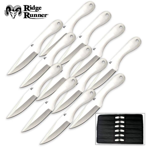Ridge Runner 12 Piece Ninja Throwing Knife Set For Sale – All Ninja Gear