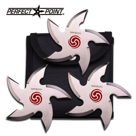 Sharingan Symbol Ninja Throwing Star Set For Sale – All Ninja Gear