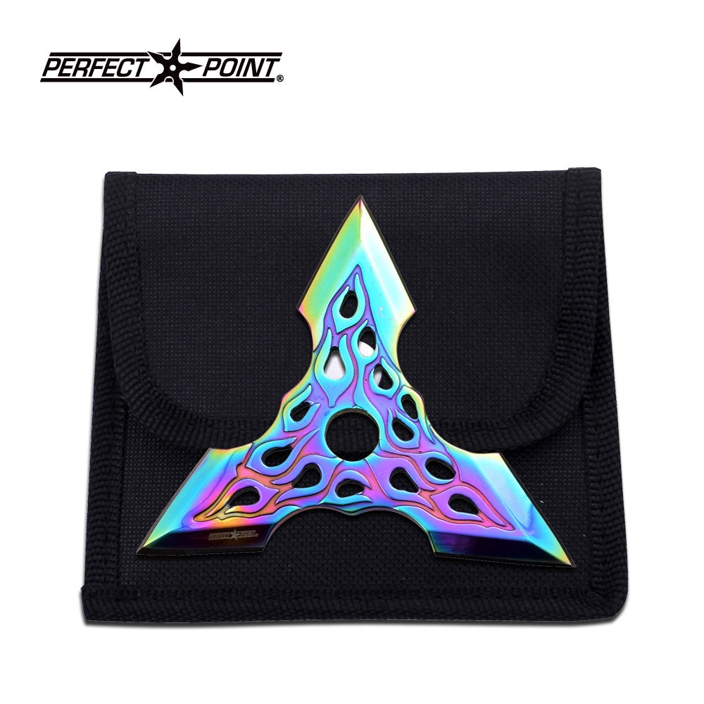 Flaming Triad Ninja Shuriken Throwing Star For Sale – All Ninja Gear